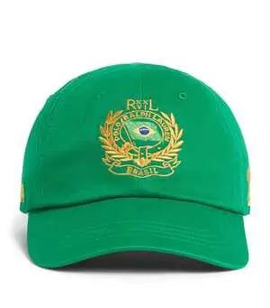 Polo Ralph Lauren Cotton Twill Baseball Cap - Green