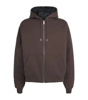 Canada Goose Organic Cotton Reversible Fuse Down Hoodie - Brown