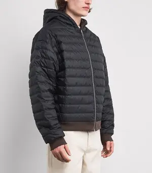 Canada Goose Organic Cotton Reversible Fuse Down Hoodie - Brown