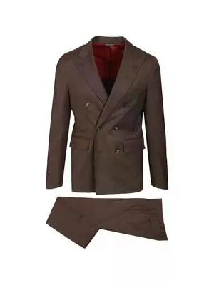 AL DUCA D’AOSTA 1902 Double-breasted Flannel Suit
