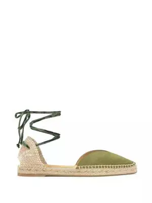 CastaÑer Brava Lace-up Espadrilles - Green