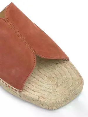 CastaÑer Priya Suede Espadrilles - Orange