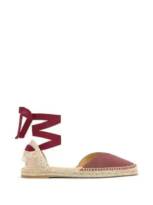 CastaÑer Brava Lace-up Espadrilles - Red