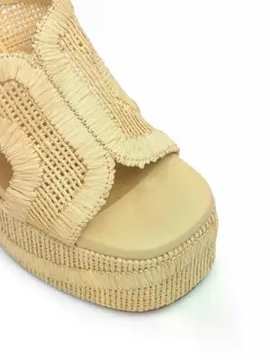 CastaÑer Francina Woven Platform Sandals
