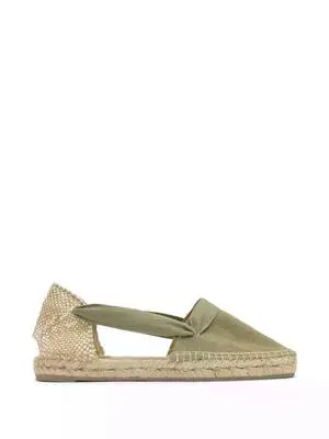 CastaÑer Kaia Canvas Espadrilles - Green