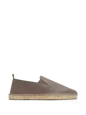 CastaÑer Justin Leather Espadrilles - Brown