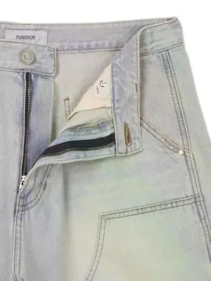 STUDIO TOMBOY Panelled Denim Shorts