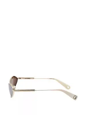 Jacquemus Bambino Geometric-frame Sunglasses - Black