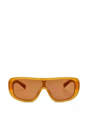 Jacquemus Masco Shield Sunglasses - Brown
