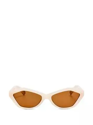 Jacquemus Geometric Frame Sunglasses - Neutrals