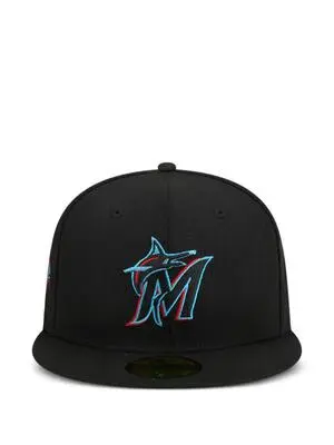 New Era 59fifty Embroidered Logo Cap - Black