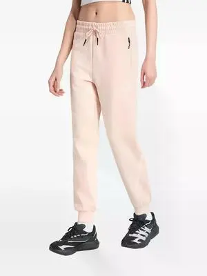 Adidas Logo Print Drawstring Track Pants - Pink