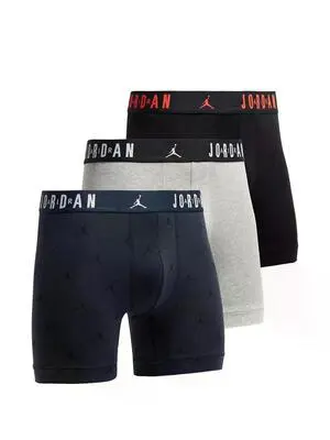 JORDAN Logo-waistband Boxers - Black