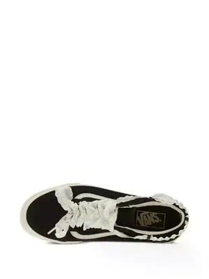 VANS Old Skool Ruffled Lace-up Sneakers - Black