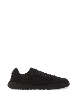 BAREBARICS Frayed-edge Panelled Sneakers - Black