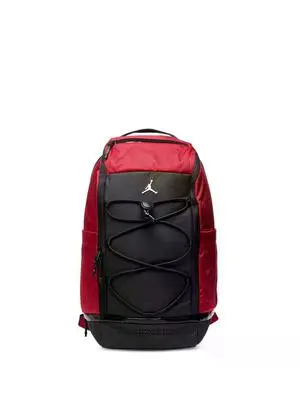 JORDAN Logo-print Bungee-cord Backpack - Black