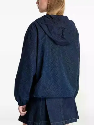 Tommy Hilfiger Monogram-perforated Hooded Jacket