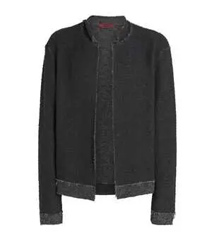 424 Cotton-blend Distressed Cardigan