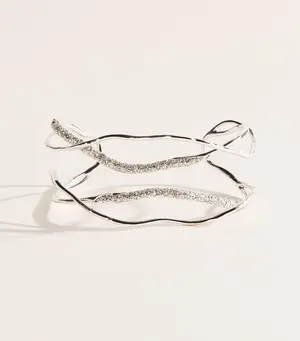 Alexis Bittar Solanales Intertwined Cuff Bracelet - Silver