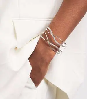 Alexis Bittar Solanales Intertwined Cuff Bracelet - Silver