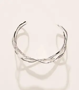 Alexis Bittar Solanales Intertwined Cuff Bracelet - Silver