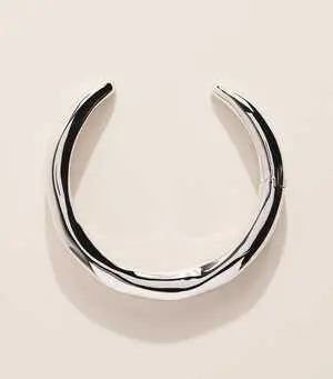 Alexis Bittar Small Hinge Collar Necklace - Silver
