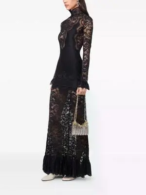 Rabanne Lace Panel Maxi Dress