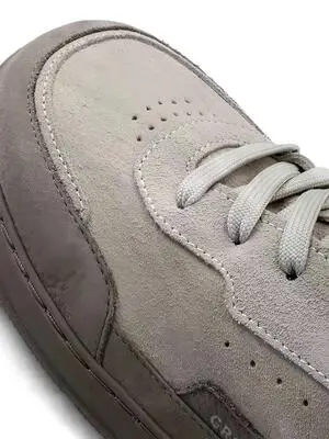 GROUNDS Panelled Suede Lace-up Sneakers