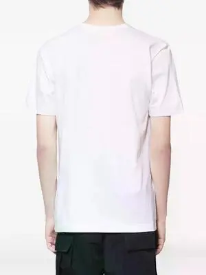 Play Comme Des Garcon Heart-graphic T-shirt - White