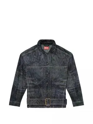 DIESEL® D-valero-s Belted Denim Jacket