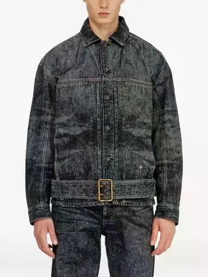 DIESEL® D-valero-s Belted Denim Jacket