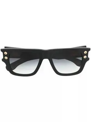 Dita Emitter-one Square-frame Sunglasses - Black
