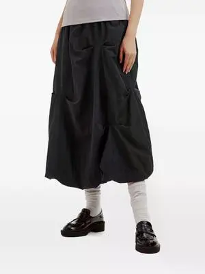 B+AB Draped Midi Skirt With Bubble Hem