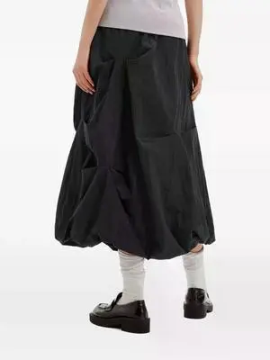 B+AB Draped Midi Skirt With Bubble Hem