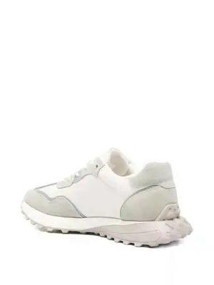 SERGIO MORETTI FIRENZE Suede Panel Sneakers - Grey