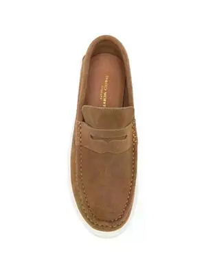 SERGIO MORETTI FIRENZE Suede Loafers - Brown