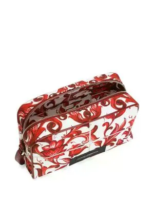 Dolce & Gabbana Majolica-print Poplin Handbag