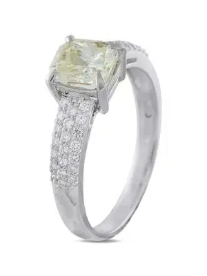 LB EXCLUSIVE Platinum Diamond Ring - Silver