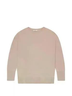 SLOWEAR Zanone Boat Neck Fine Knit Sweater - Neutrals