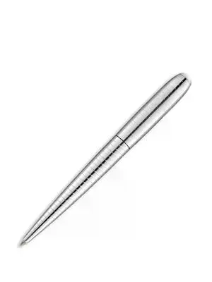 BOSS Ribbed Stainless-steel Pen - Silver