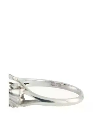 LB EXCLUSIVE Jade And Diamond Platinum Ring