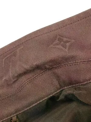 LOUIS VUITTON Monogram Embossed Oversized Jacket