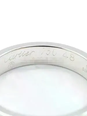 Cartier 18k White Gold Love Ring