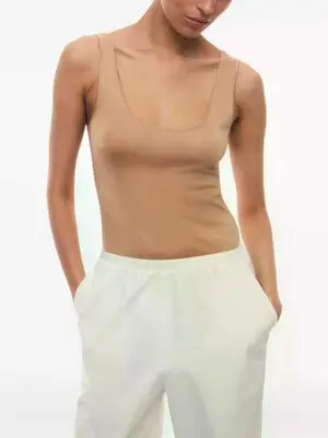 12 STOREEZ Cassiopeia Silk Top - Neutrals