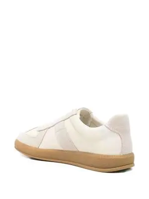 SERGIO MORETTI FIRENZE Panelled Leather Sneakers