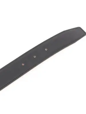 Hermès H Plate Reversible Belt - Black