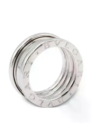 BVLGARI B.zero1 Three-band Ring In 18k White Gold