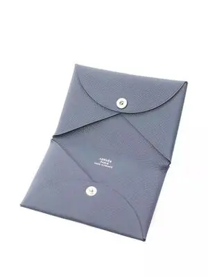 Hermès Calvi Coin Purse Blue