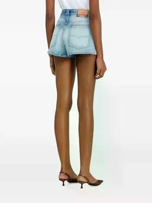 DIESEL® Wide Leg Denim Shorts