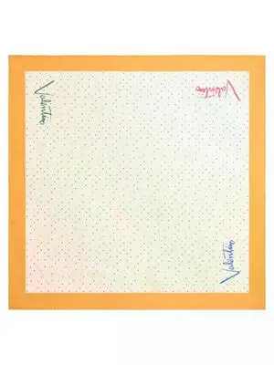Valentino Garavani Multicolor Starry Silk Scarf - Neutrals
